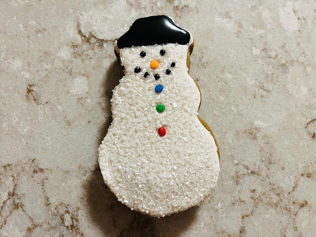 Homemade Decorated Snowman Sugar Cookies or Gingerbread Cookies - Etsy