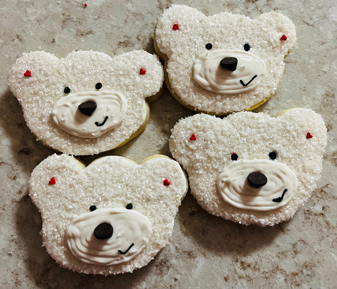 Homemade Polar Bear Sugar Cookies - Etsy
