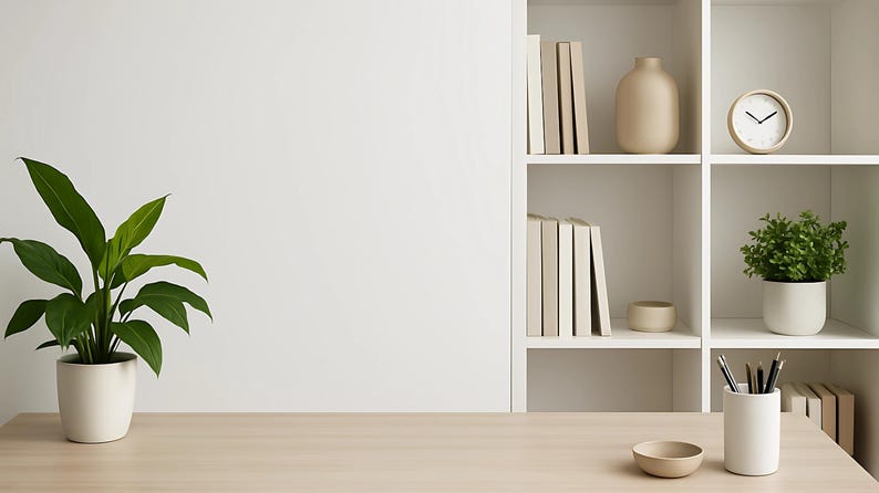 Virtual Office Background for Zoom – Modern Professional Backdrop ...
