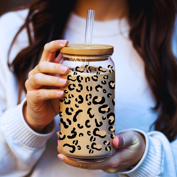 Cheetah Print Wine Glass - Etsy