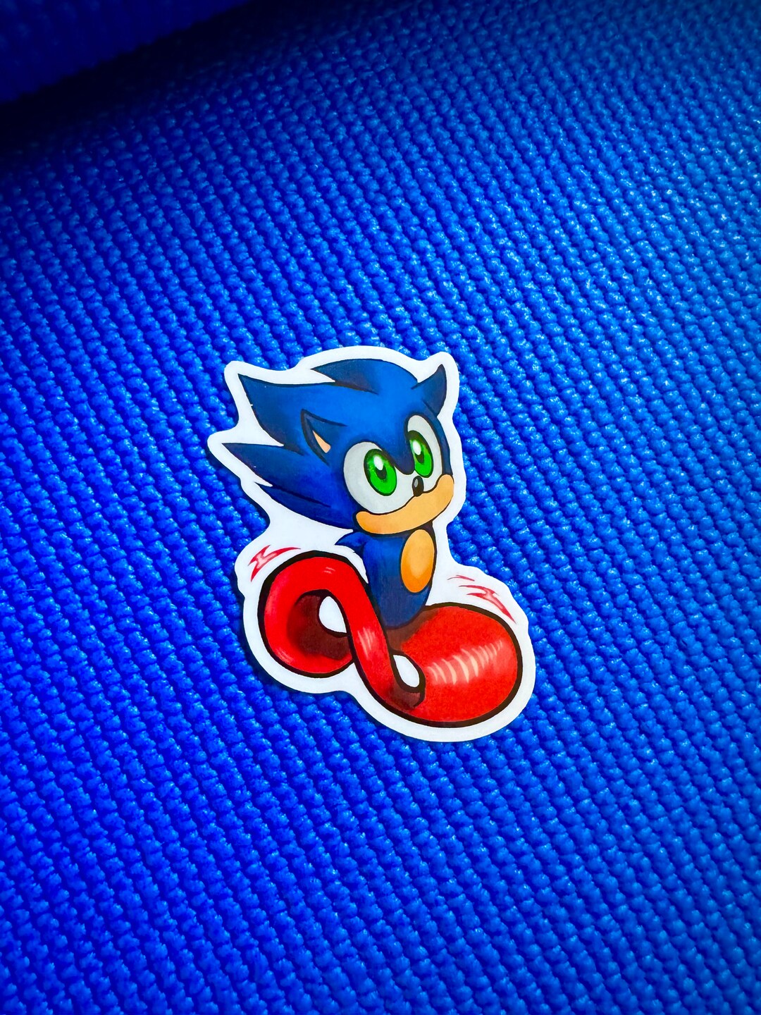 Sonic Bean Sticker - Etsy