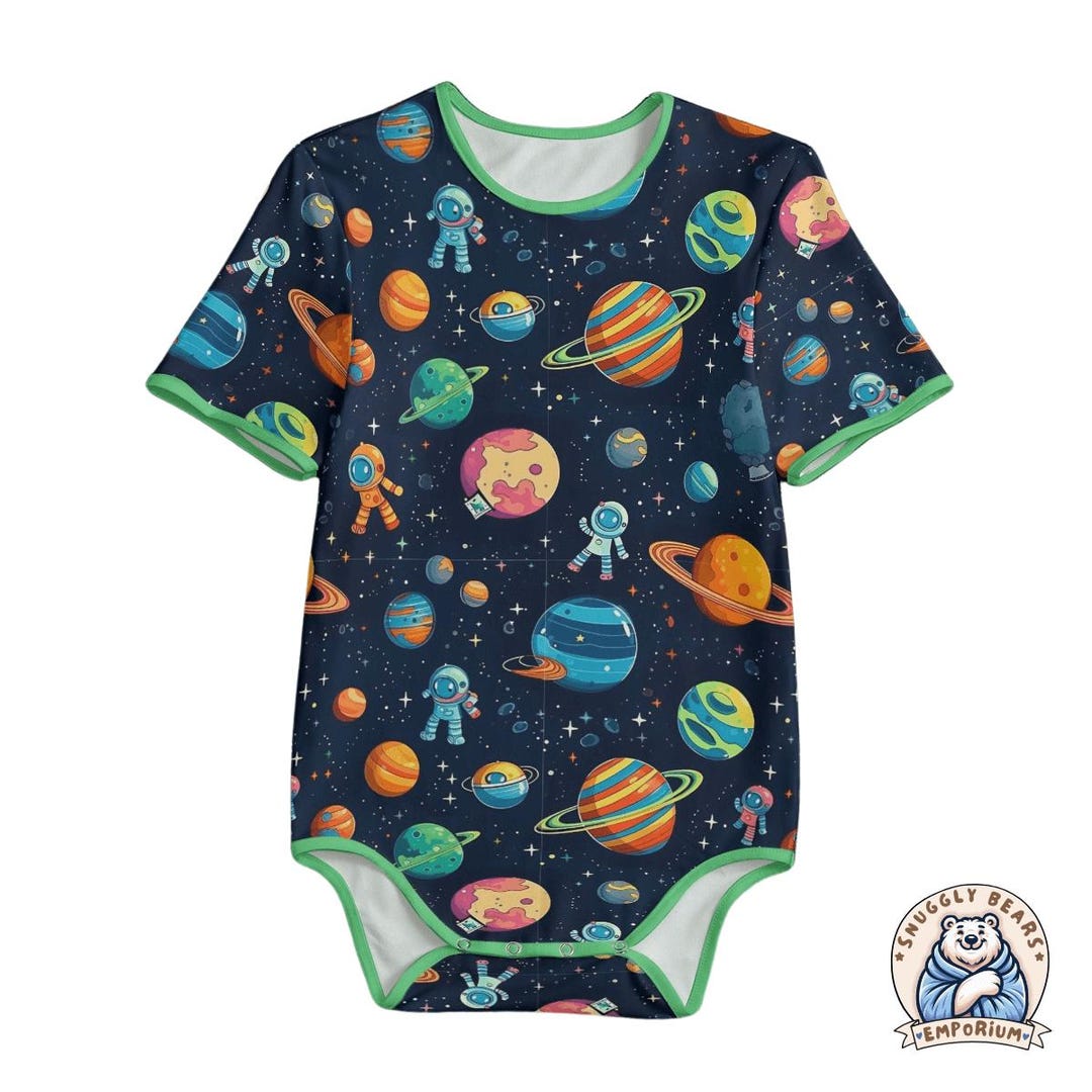 ABDL Adult Onesie ABDL Romper Baby Grow Body Suit Space Adventure ...