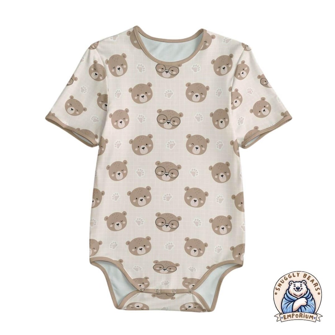 ABDL Adult Onesie ABDL Romper Baby Grow Body Suit Bears Onesie - Etsy