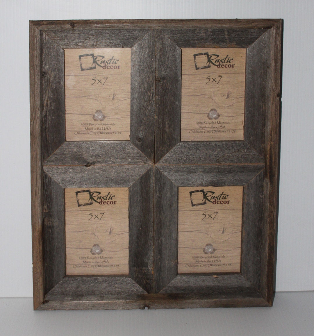 5x7 Rustic Barn Wood Window Frame (holds 5x7 Pictures) - Etsy
