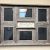 4x6 Rustic Reclaimed Barn Wood Vertical Triple Opening Frame - Etsy