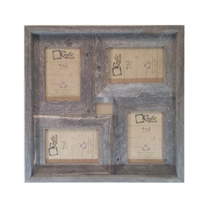 Multi-direction Rustic Barn Wood Collage Frame - Etsy