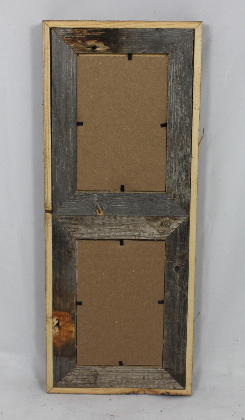 4x6 Rustic Reclaimed Barn Wood Vertical Double Opening Frame - Etsy