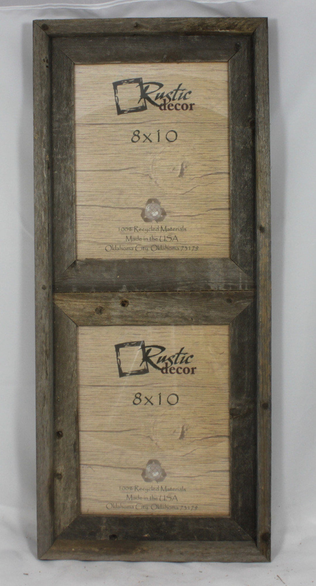 8x10 Rustic Reclaimed Barn Wood Vertical Double Opening Frame - Etsy