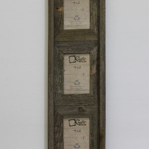 4x6 Rustic Reclaimed Barn Wood Vertical Triple Opening Frame - Etsy