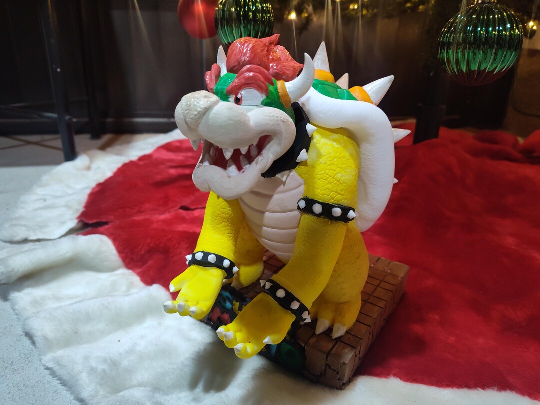 Hand Painted Bowser Phone Holder - Etsy