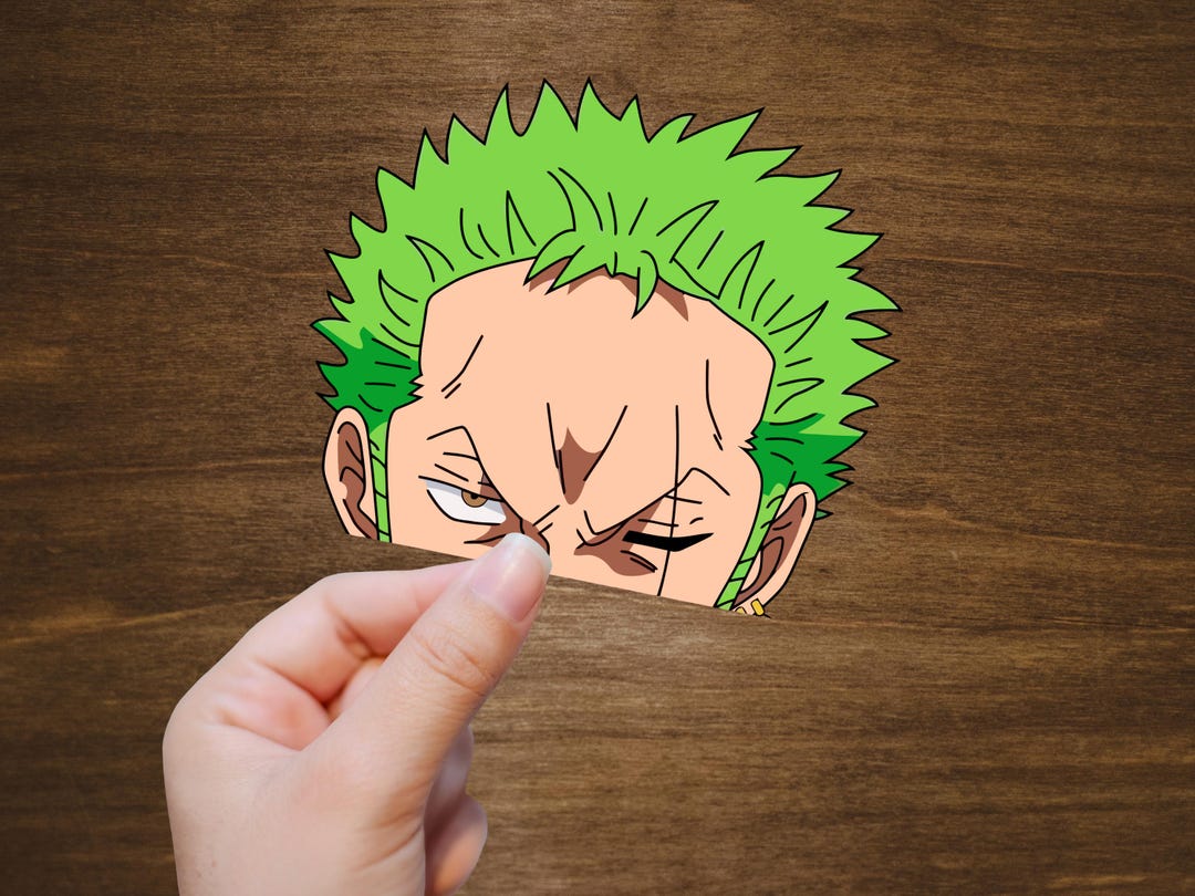 PEEKER Sticker ZORO One Piece Wan Pīsu - Etsy