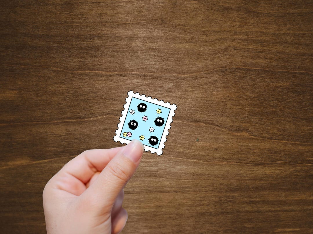 STICKER Studio Ghibli SOOT SPRITES Stamp Aesthetic - Etsy