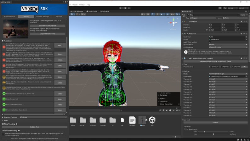 Rina - Vrchat Avatar (PC ONLY) - Etsy