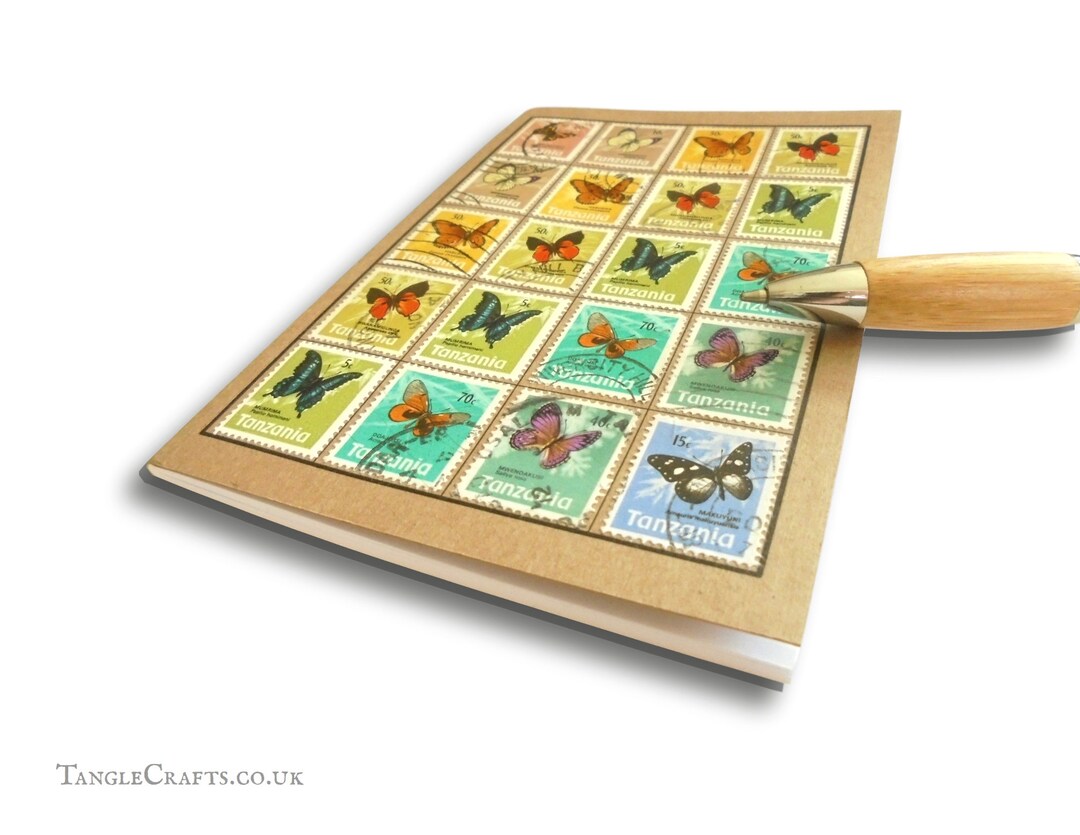 Rainbow Butterfly Notebook, Tanzania Travel Journal | Eco Friendly Gift ...