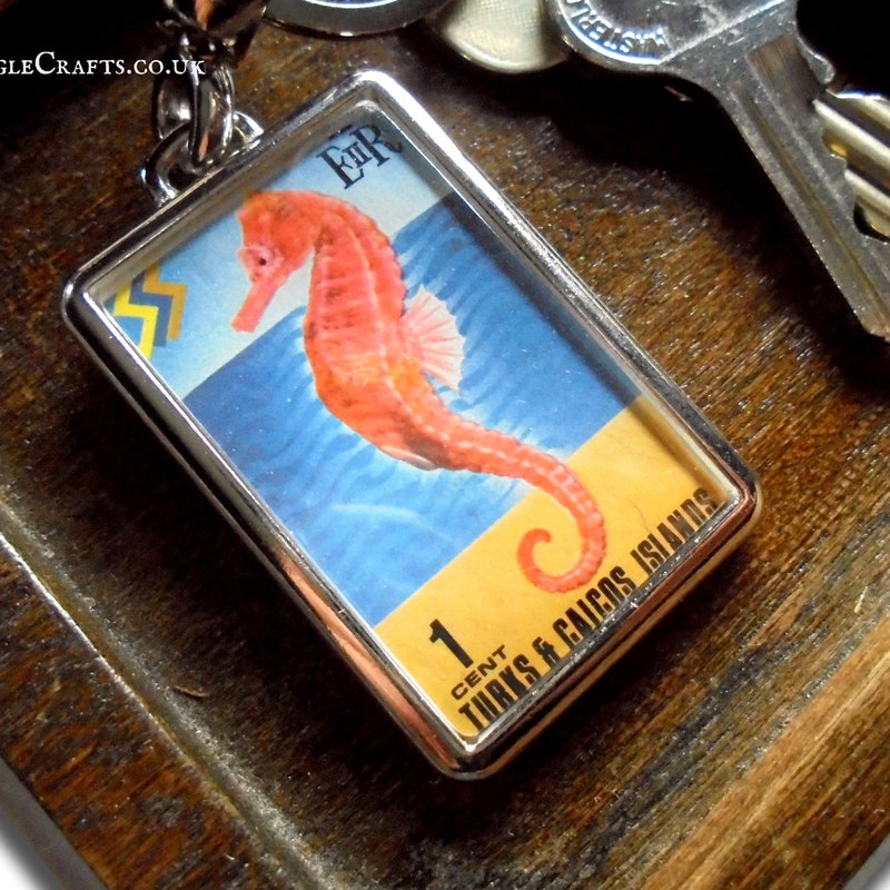 Seahorse Keychain - Etsy