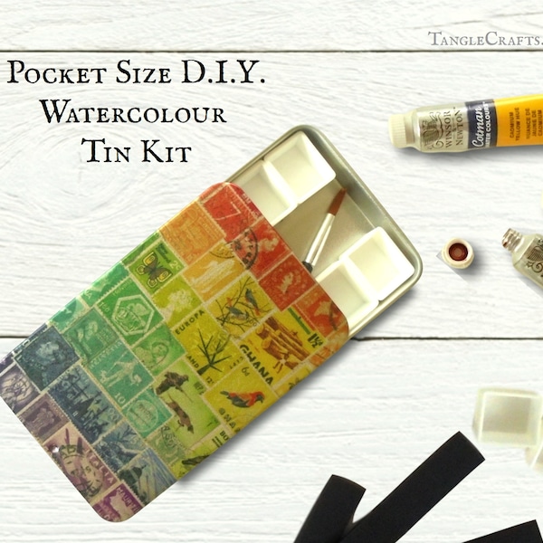 Mini Watercolour Palette - Etsy UK