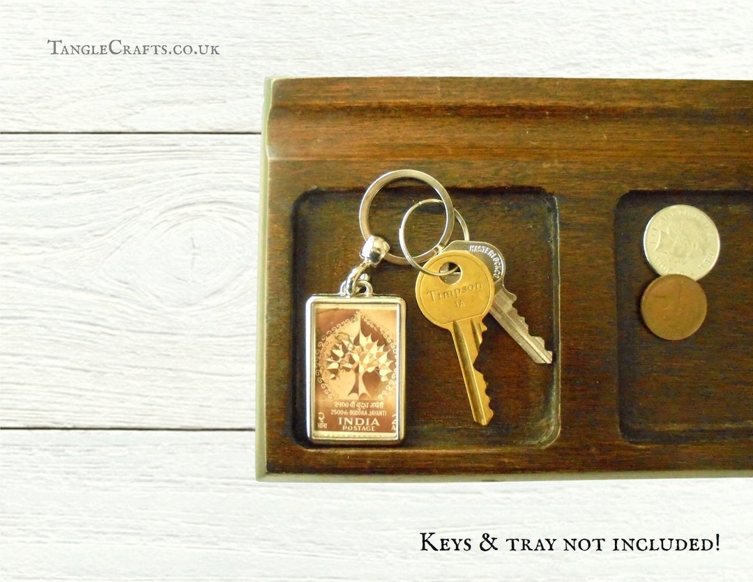 Bodhi Tree Keyring, Vintage Postage Stamp Keychain | Tree of ...