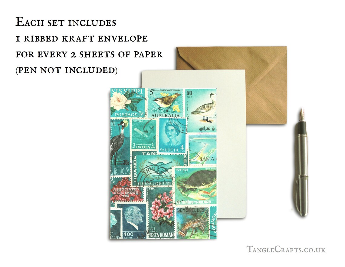 Letter Writing Paper Set Ocean Sea Theme Vacation Stationery - Etsy UK