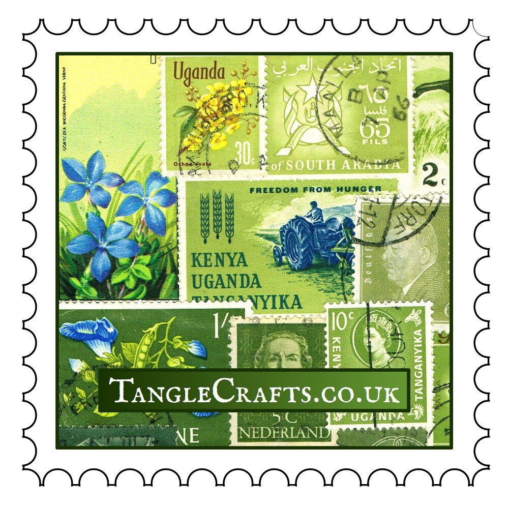 Tanzania Flower Postage Stamps | colourful tropical flowers, floral ...