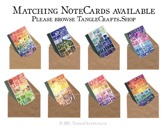 Rainbow Letter Writing Paper A5 Writing Set Multicolour | Etsy