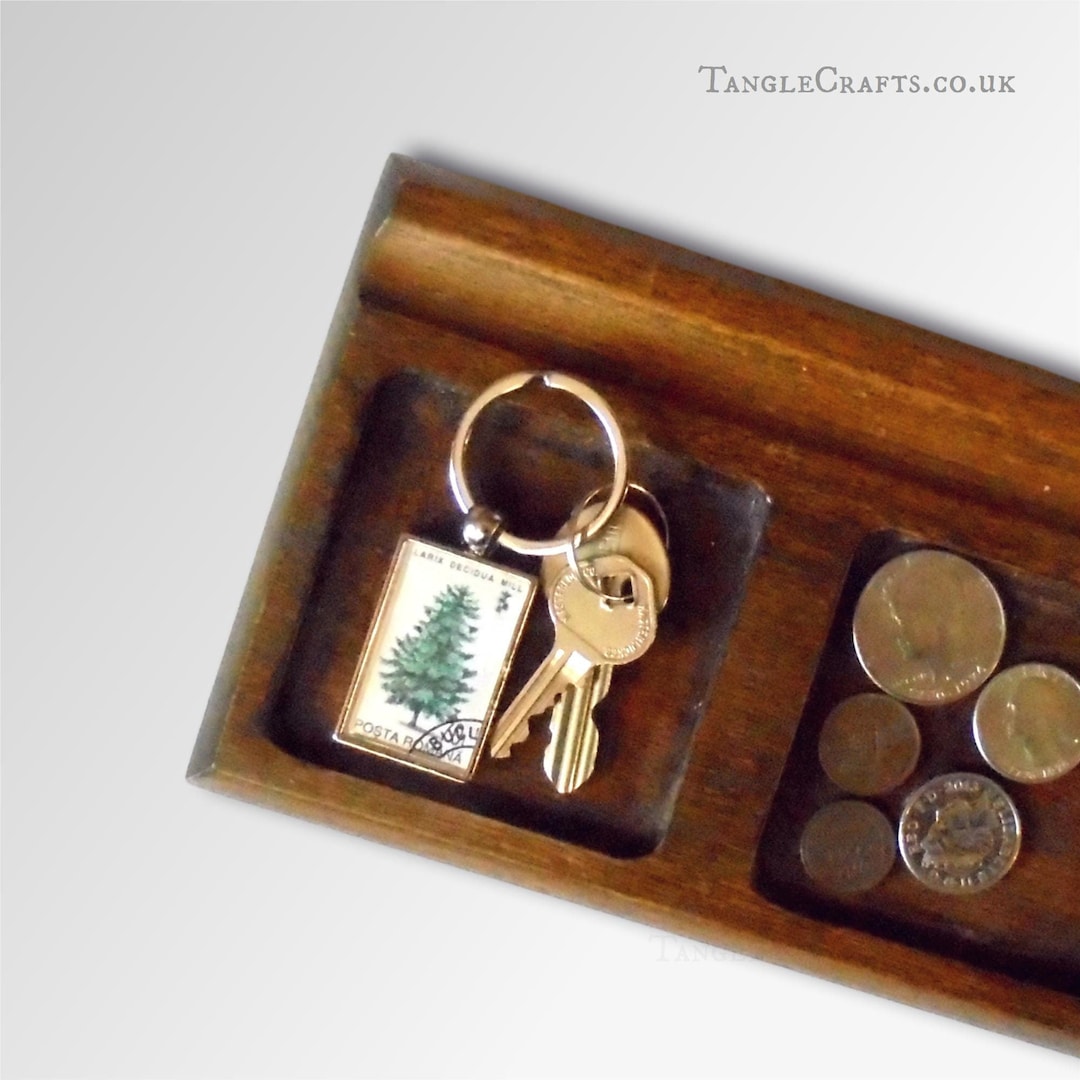 Larch Tree Keyring Made - Romania Keychain Made With 1994 Postage Stamp ...