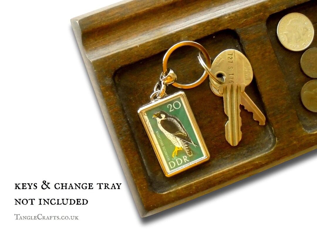 Peregrine Falcon Keyring Duck Hawk Keychain Upcycled Retro - Etsy