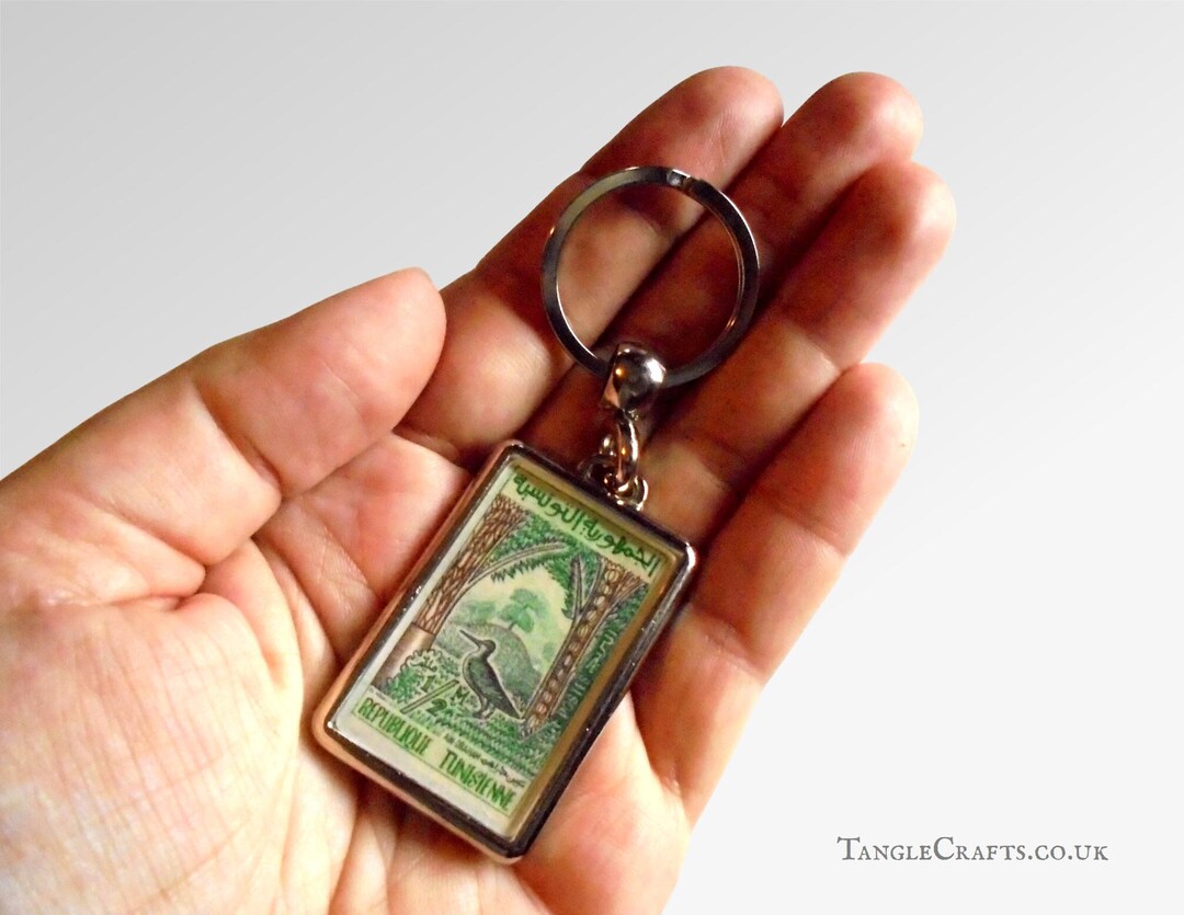 Snipe Keyring Old Vintage Postage Stamp Keychain Wader - Etsy