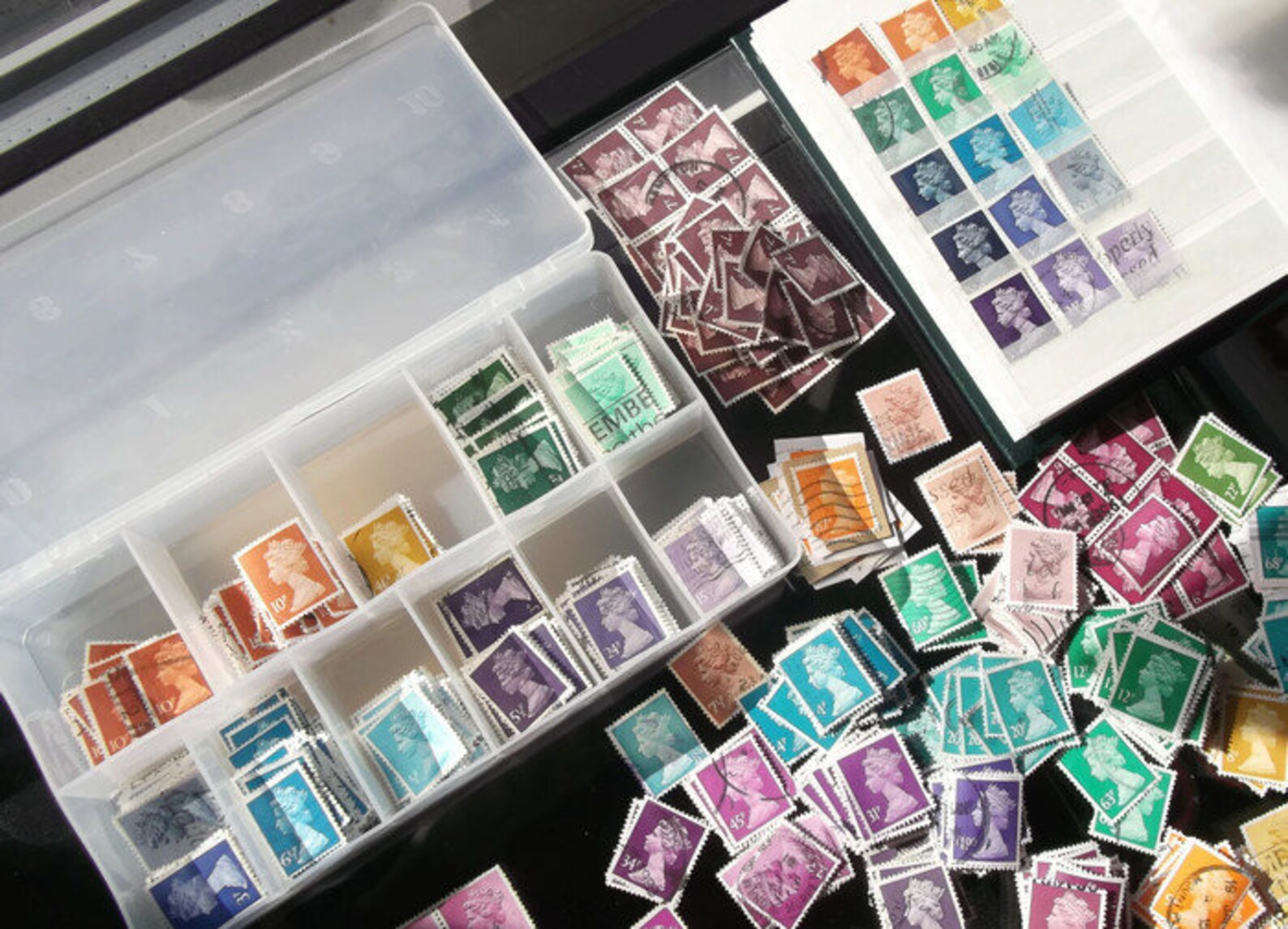 Chevron Postage Stamp Wall Art Colourful Multi Stripe - Etsy UK