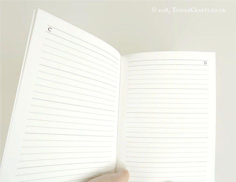 Pocket Address Book Postage Stamp Print A-Z Index Book | Etsy UK