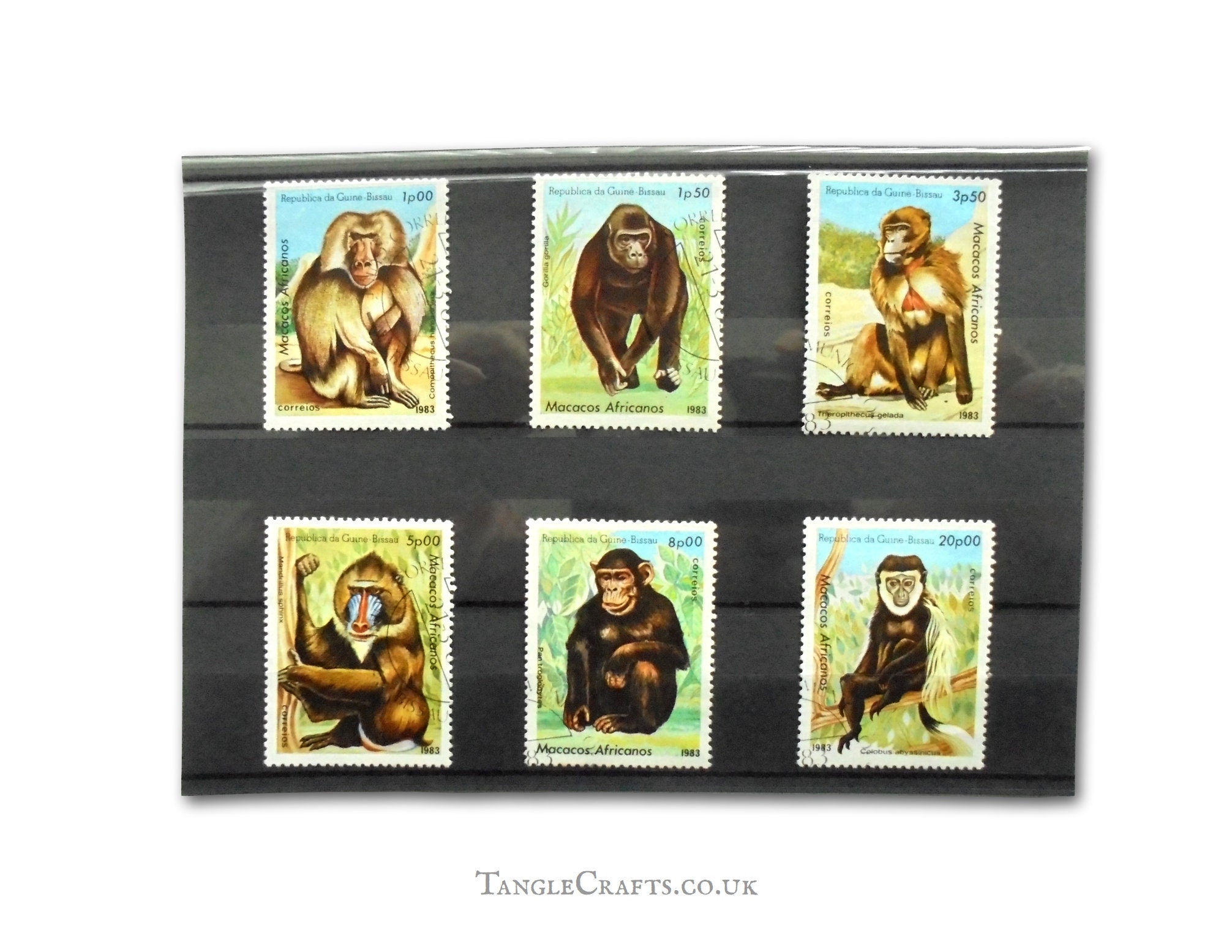 Monkeys & Great Apes - Guinea-Bisseau 1983 Postage Stamp Part Set