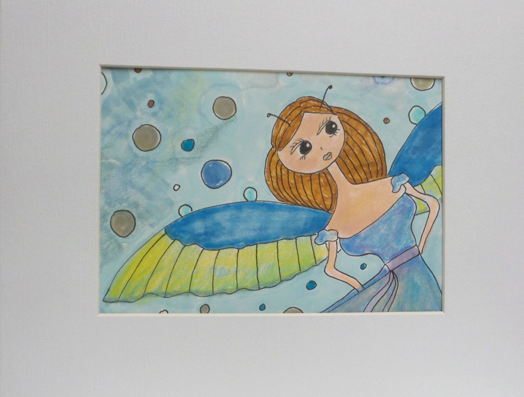 Fairy Jane Original Drawing - Etsy