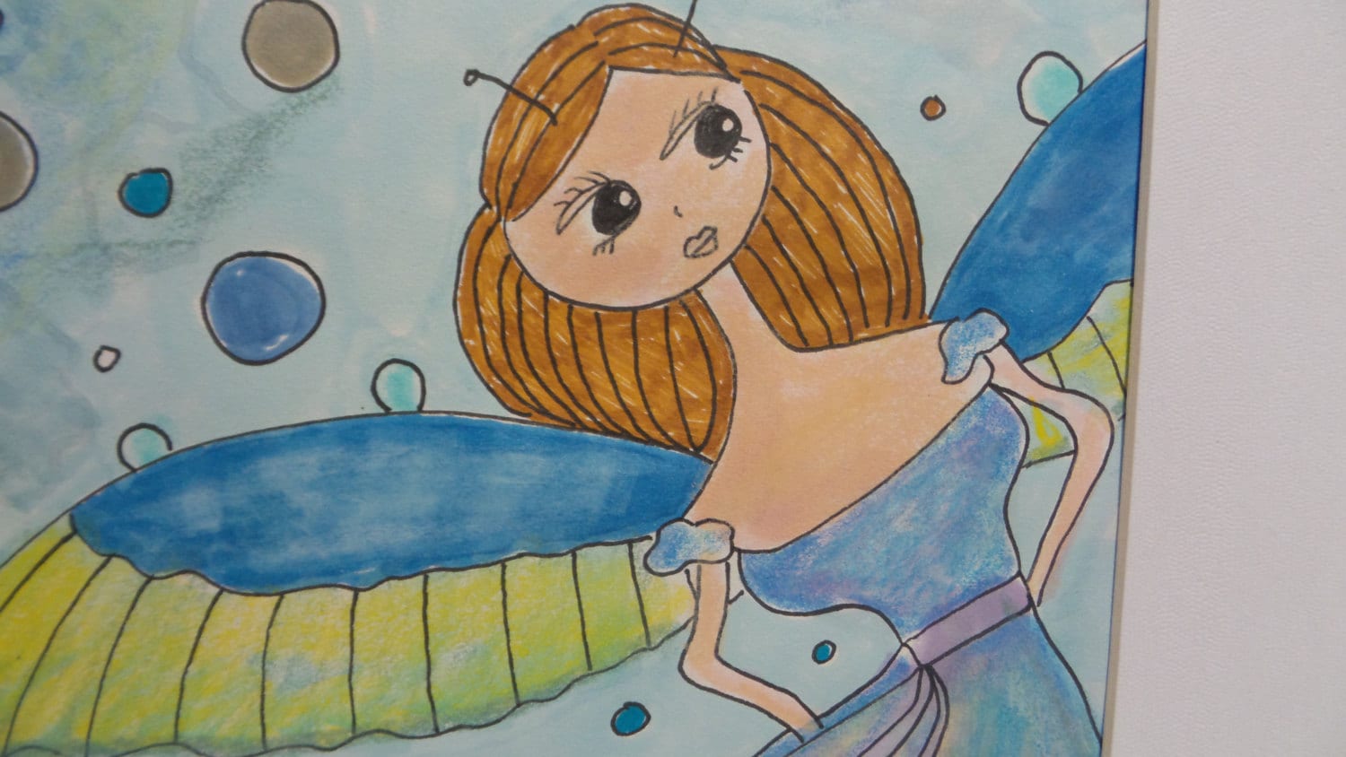 Fairy Jane Original Drawing - Etsy