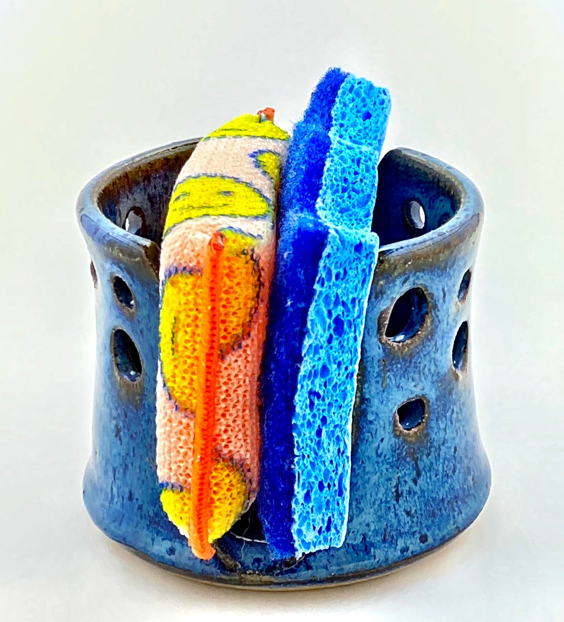 Floating Blue Sponge/napkin Holder - Etsy