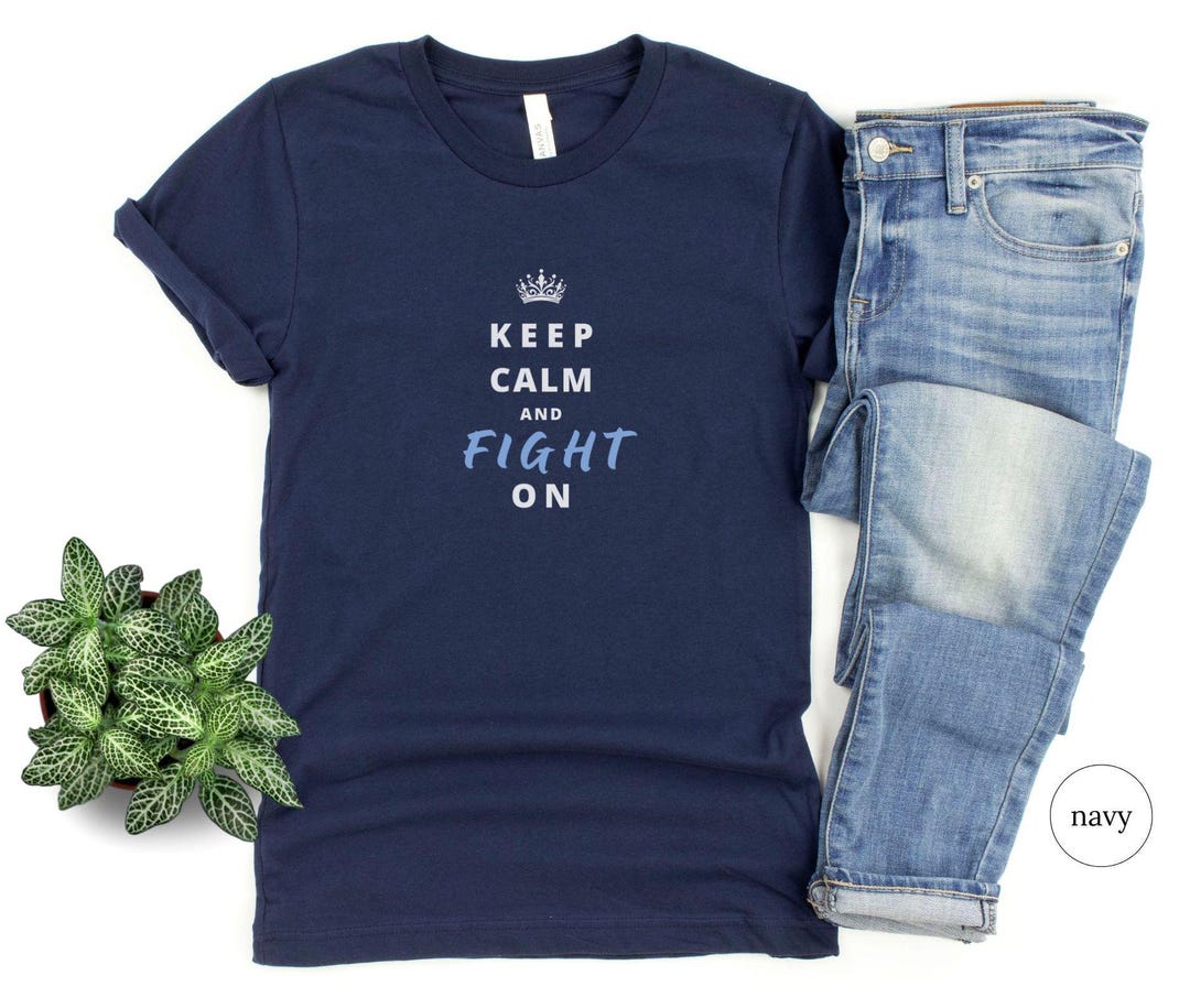 Keep Calm and Fight on Tee, FDT Resistance T-shirt, Fight Fascism ...
