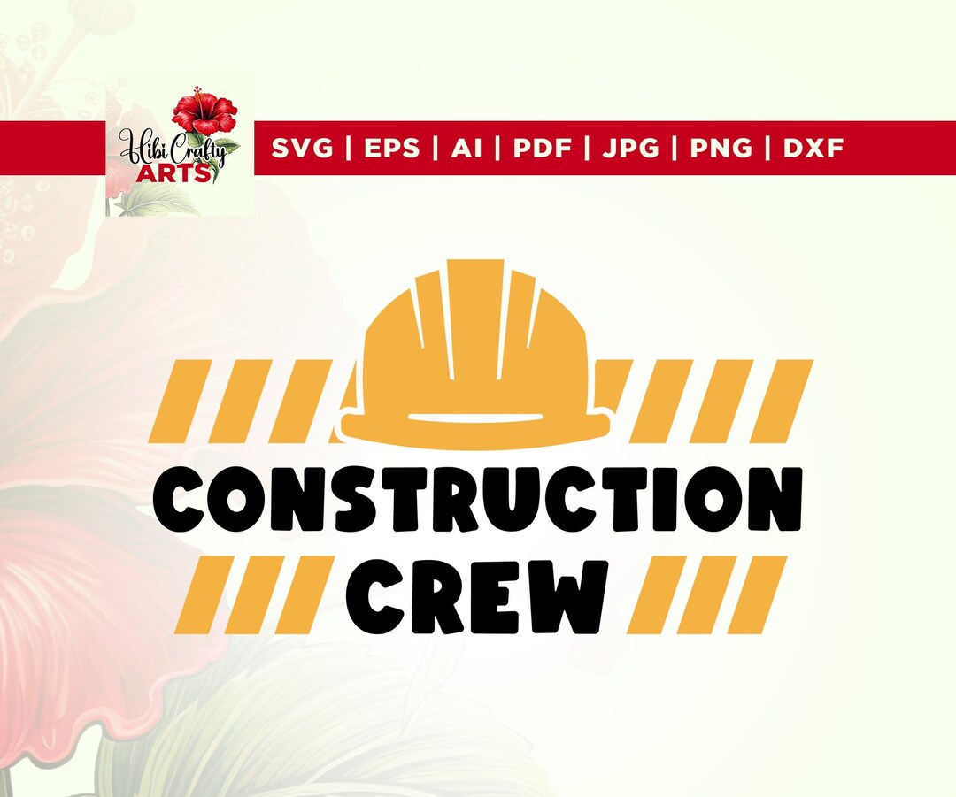 Construction Crew SVG, Constructions Svg, Birthday Shirt PNG, Cricut ...