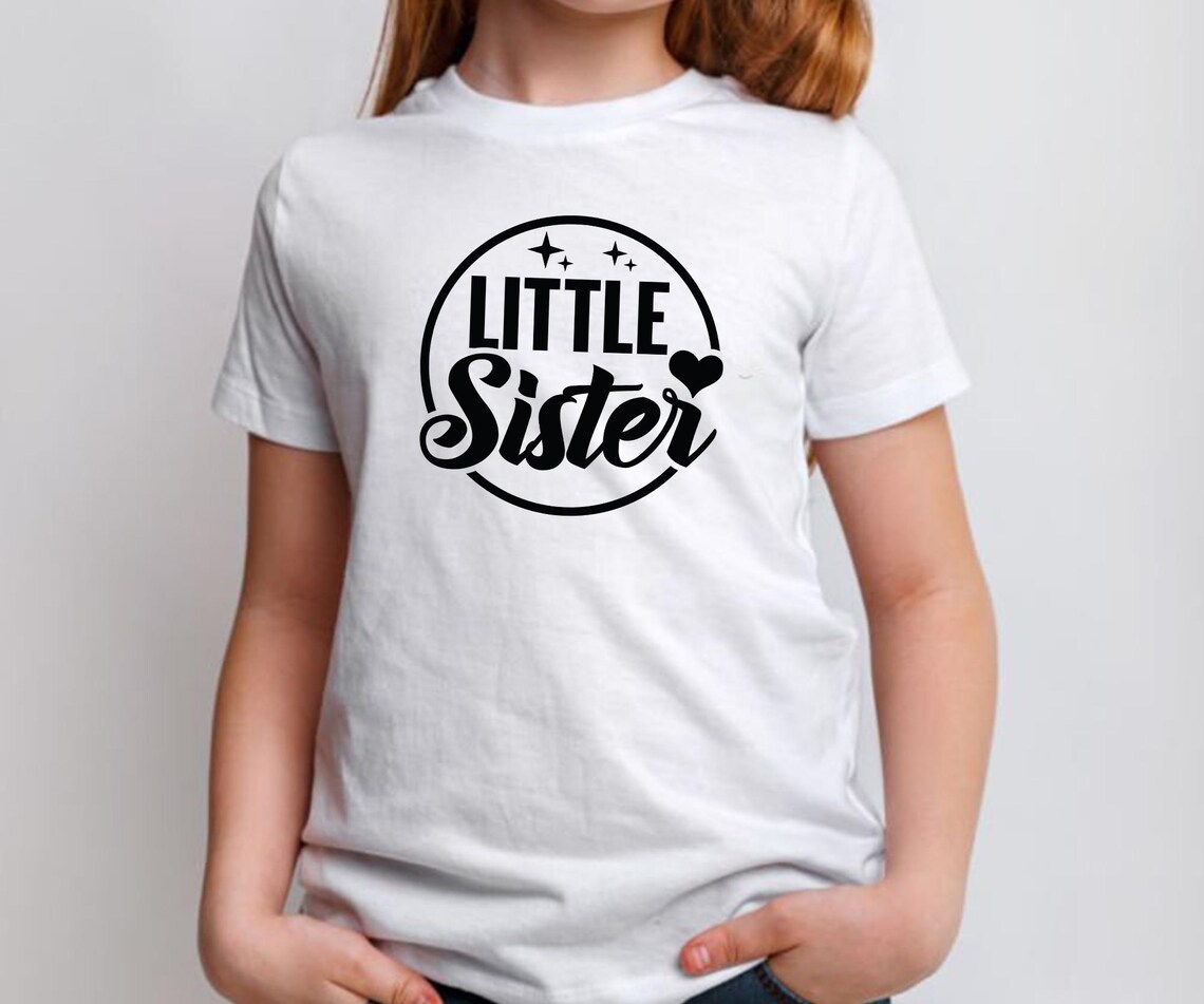 Little Sister Svg, Toddler Svg, Little Sis Svg, Cricut, Sublimation ...
