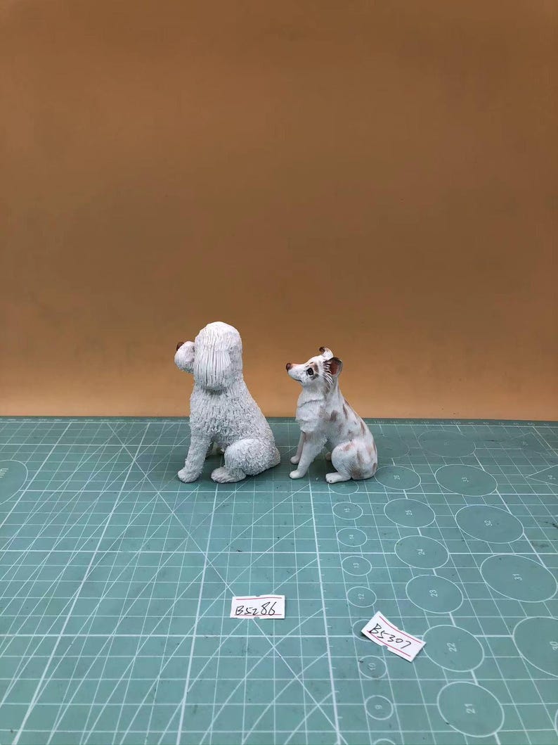 Custom Dog Sculpture , Personalized Dog Figurine , Handmade Dog Statue ...