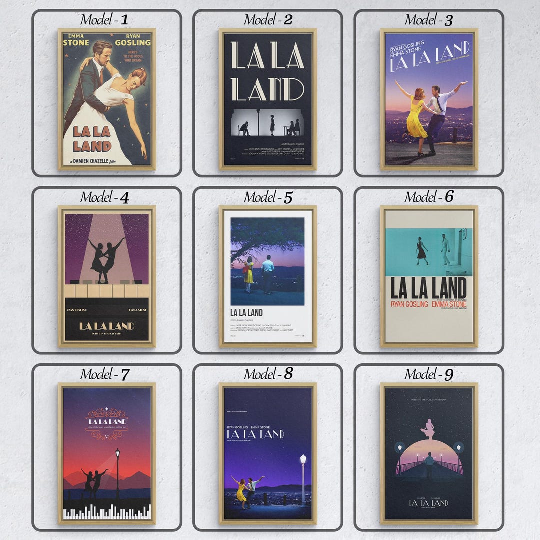 La La Land Movie Poster - Stunning Cinematic Art Canvas - Etsy