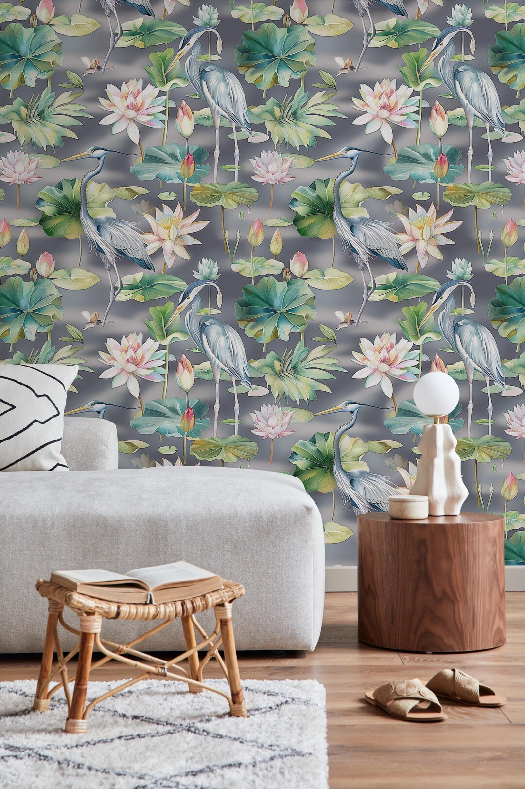 Lotus Flower Wallpaper - Gary Crane Wallpaper - Nature-inspired ...
