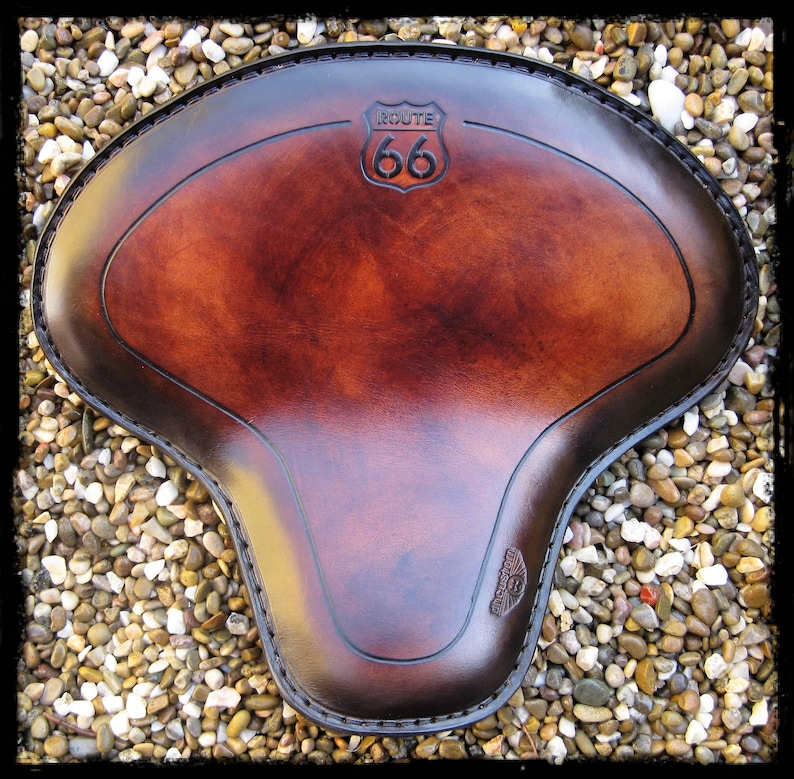 Motorcycle Solo Seat Route 66, Custom Bobber Style. - Etsy UK