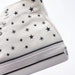 Custom White High-top Converse for Women Hand-embroidered Star Design ...