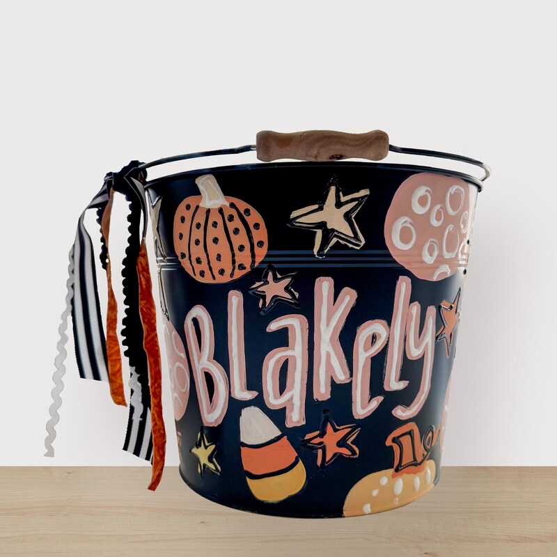 Halloween Bucket - Etsy