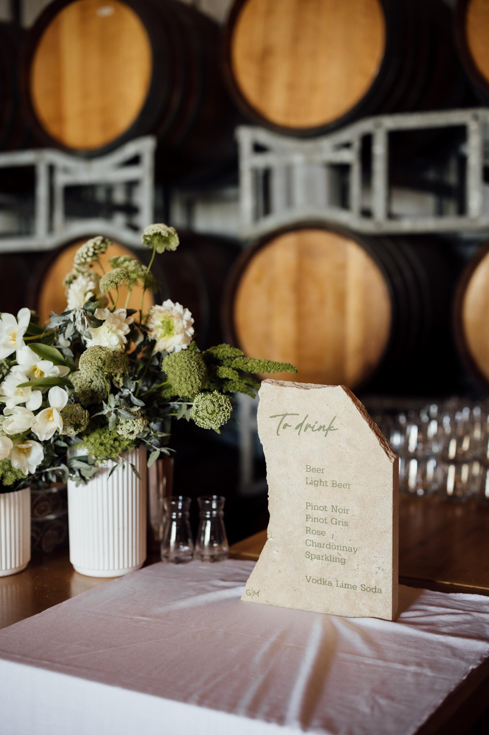 Travertine Signs - Wedding Table Numbers, Welcome Signs, Bar Signs - Etsy