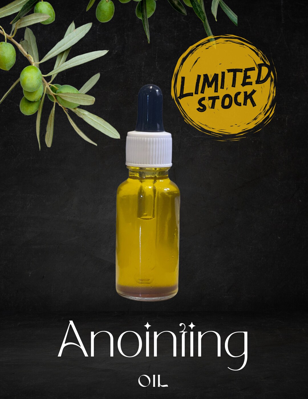 Anointing Oil With Dropper - Anointing Oil - Holy Oils - Anointing Oils ...