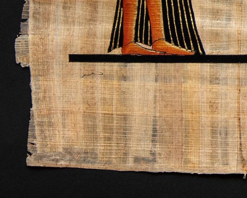 Queen Nefertari Before Goddess Anuket - Vintage Egyptian Signed ...