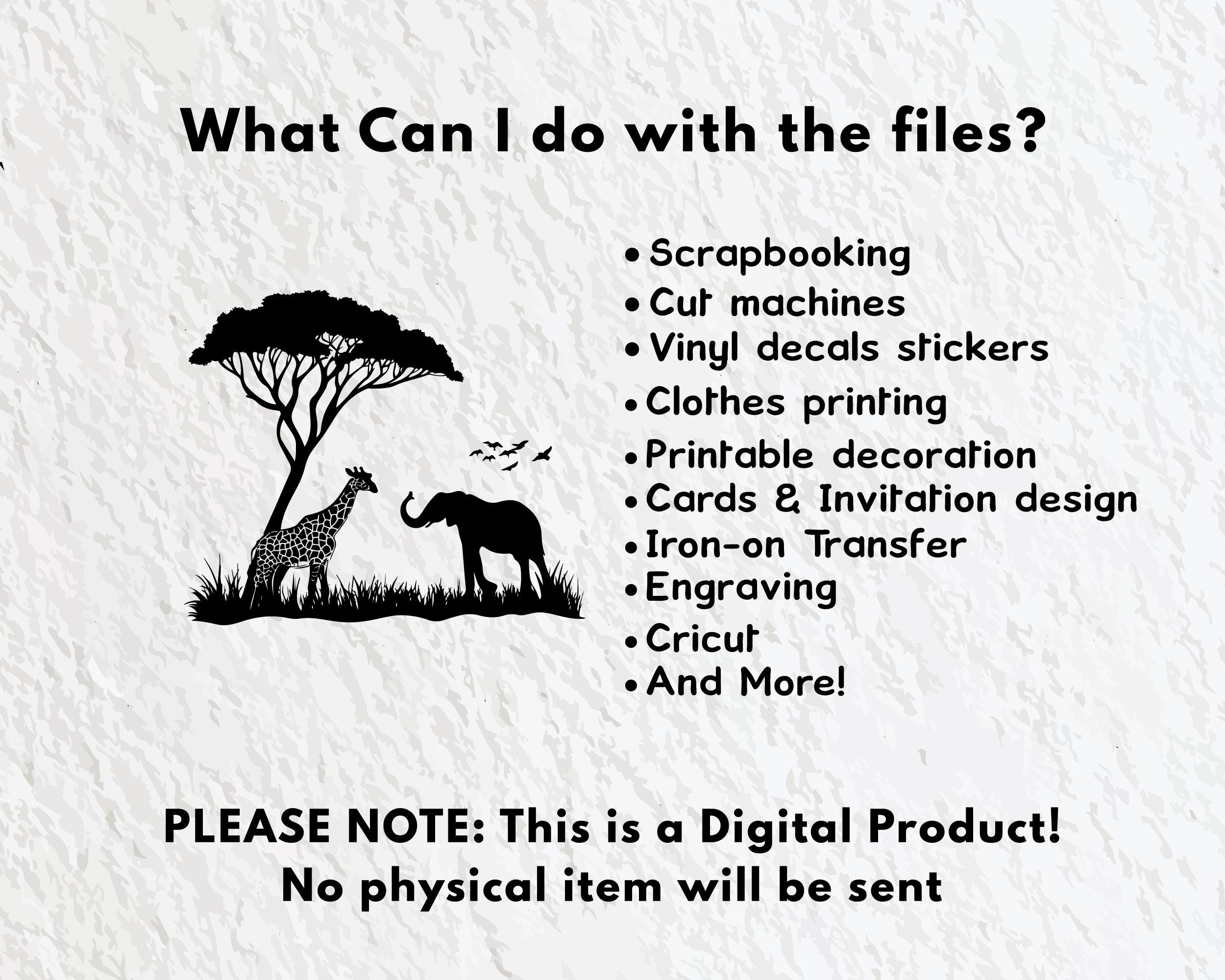 Safari Svg Bundle, Safari Silhouette, Safari Clipart Png, Safari ...