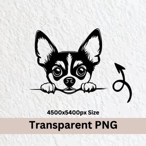 Chipin Dog SVG Bundle: Silhouette Clipart, Vector Cut Files - Etsy