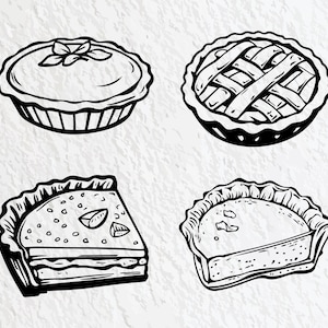 Pie SVG Bundle: 32 Pie Icon Designs (digital Download) - Etsy