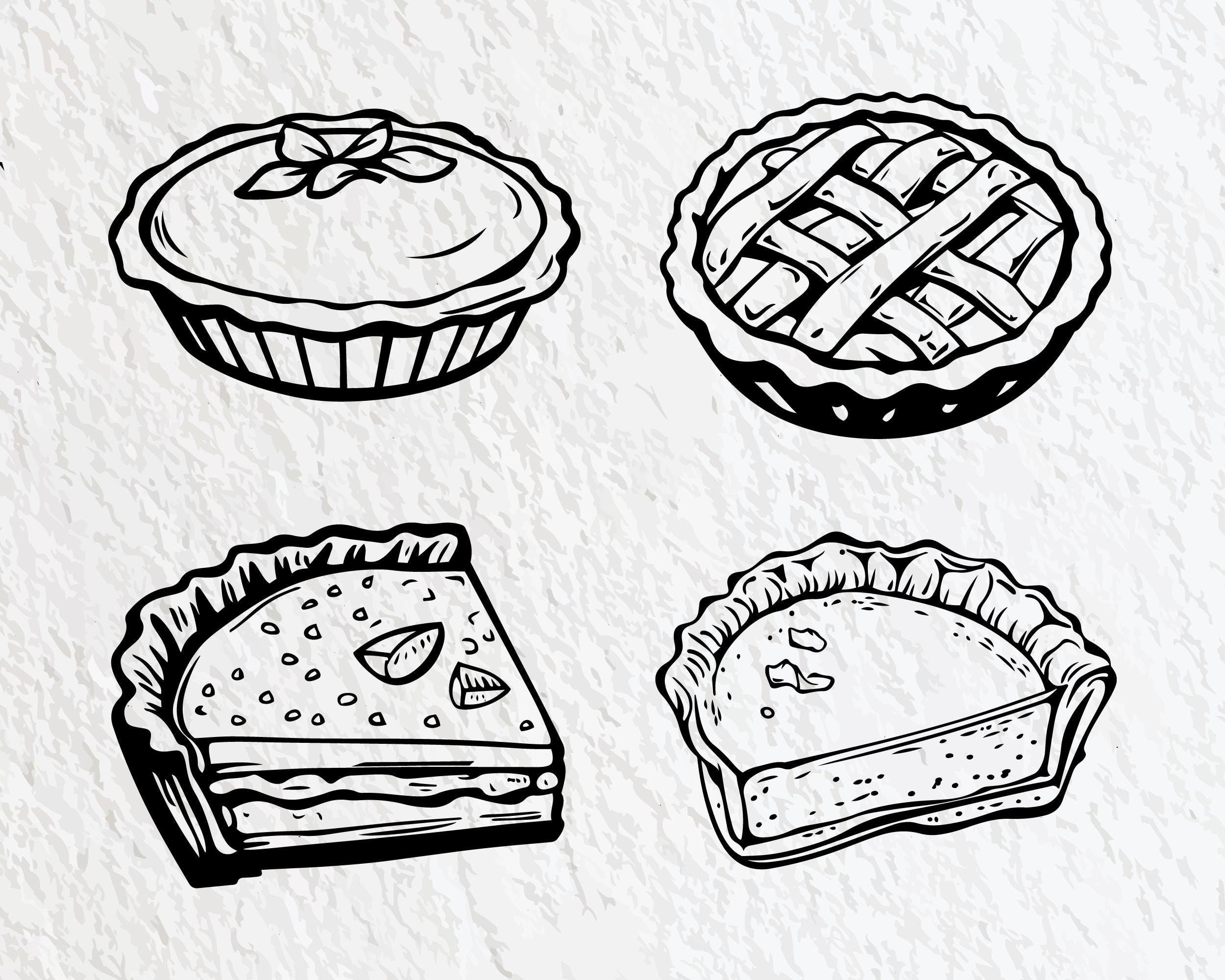 Pie SVG Bundle: 32 Pie Icon Designs (digital Download) - Etsy