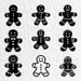 Gingerbread Svg Bundle, Gingerbread Silhouette, Gingerbread Clipart Png ...